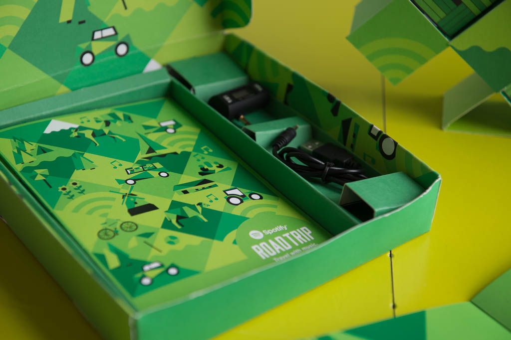 Online brand Spotify gets physical packaging | Creative Bloq