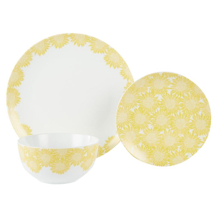 This Asda sunflower dinner set will brighten up this dreary January ...