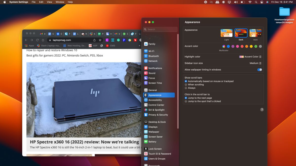 How to increase the text size on your MacBook | Laptop Mag