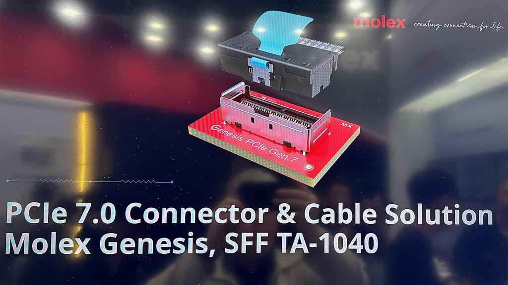 Molex demonstrates PCIe 7.0 cabling solution: 128 GT/s at 1 meter | Tom ...