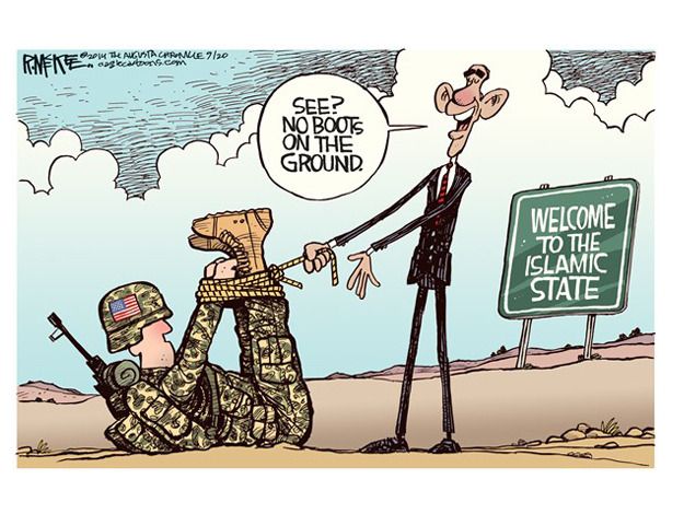 Obama cartoon ISIS strategy world | The Week