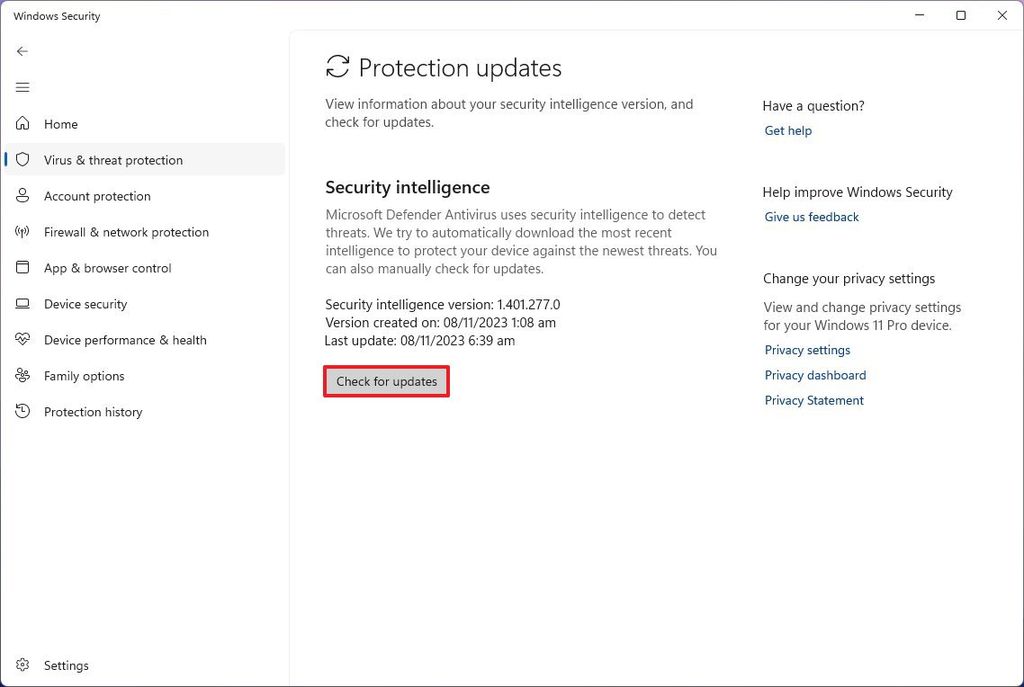 How to get started with Microsoft Defender Antivirus on Windows 11 ...