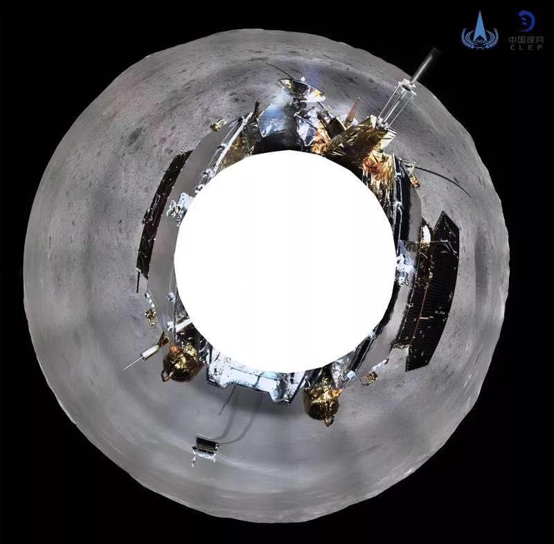 Chinese Lunar Lander, Rover Beam Back Amazing Views of the Moon's Far ...
