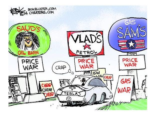 Editorial cartoon falling oil prices | The Week
