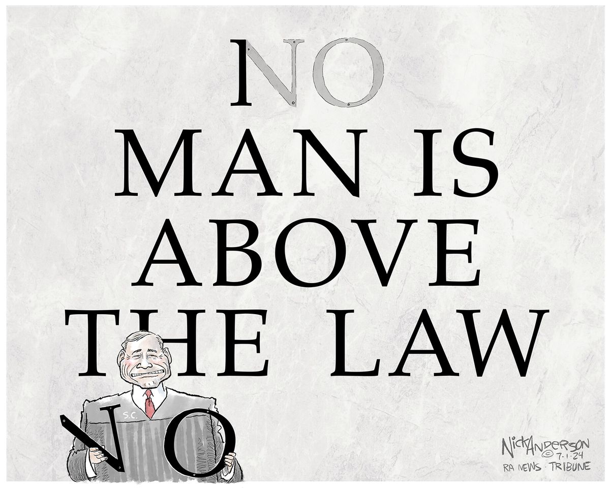 5 legally binding cartoons on the Trump immunity decision | The Week