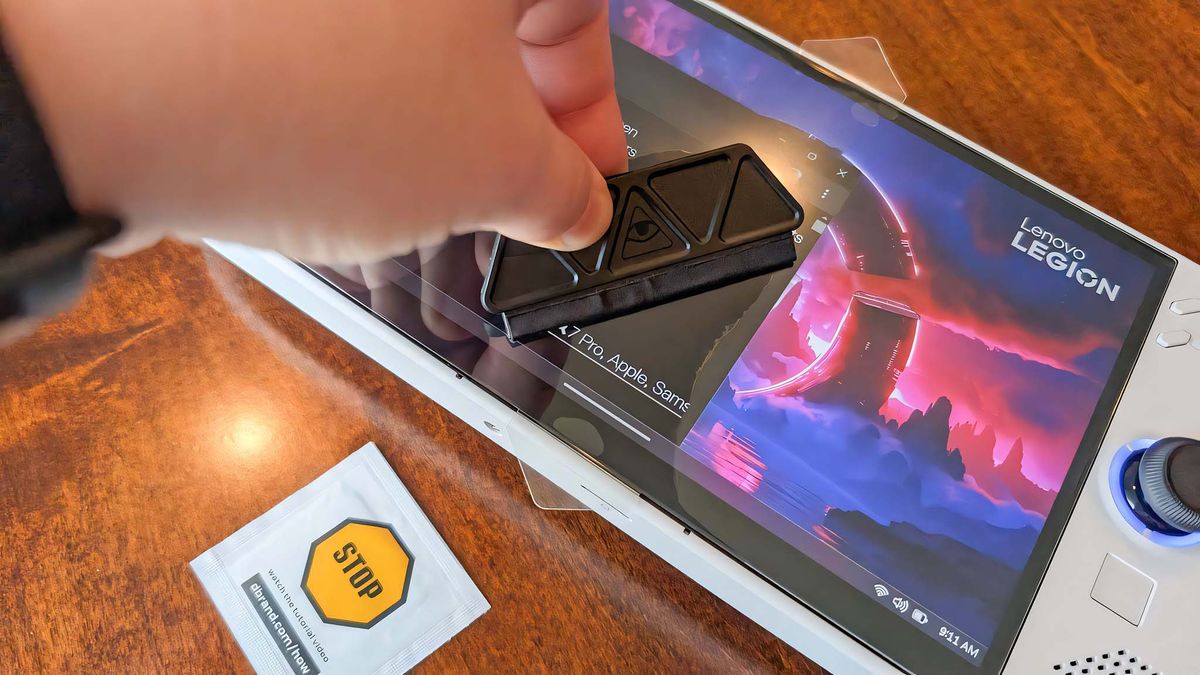 How to install a screen protector on a PC gaming handheld | Windows Central