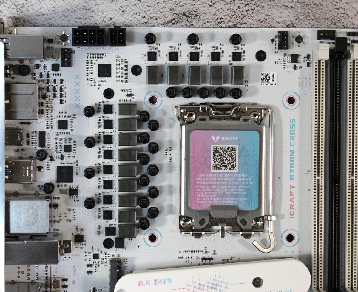 Maxsun iCraft B760M Cross Review: White Micro ATX, anime style | Tom's ...