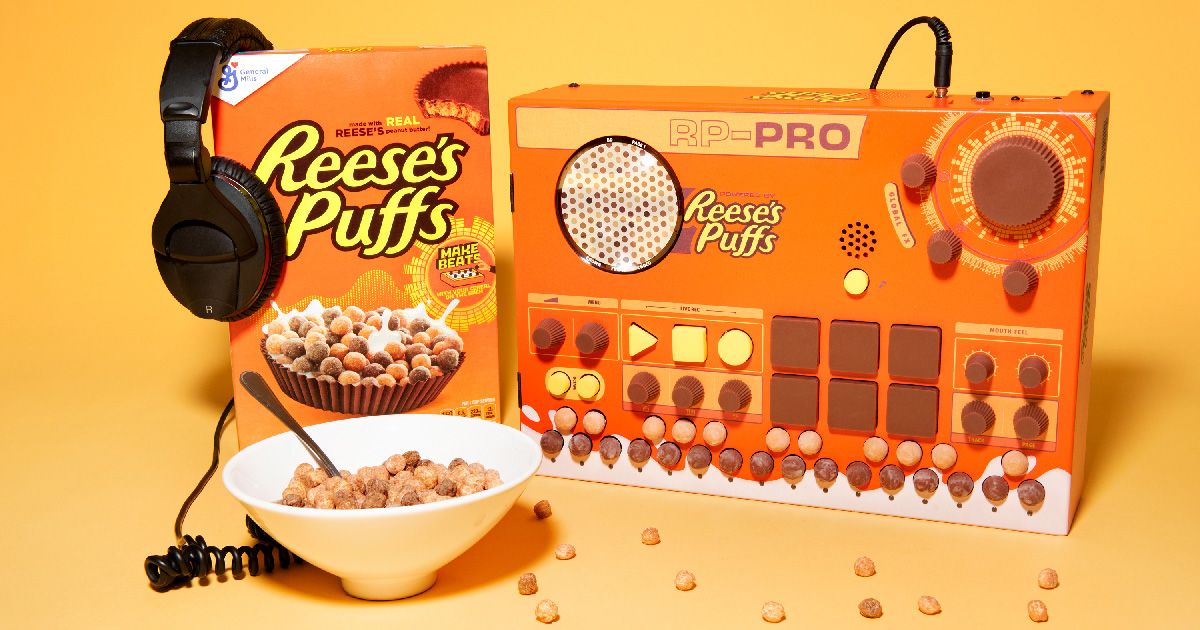 You can now make beats with a Reese's Puffs cereal box | MusicRadar