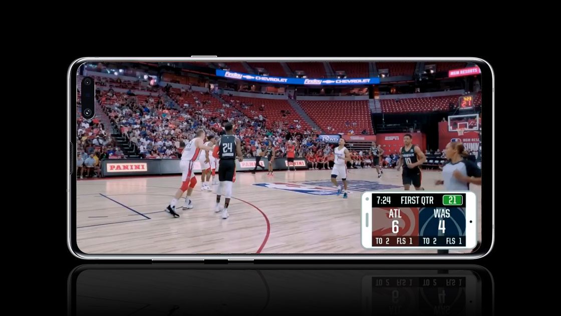 NBA airs first ever sports event shot on camera phones (Samsung Galaxy ...