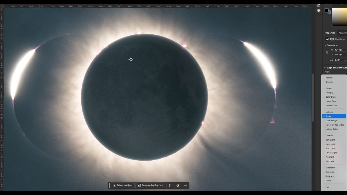 A step-by-step guide to editing your solar eclipse photographs | Space