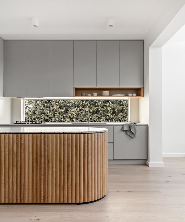 Fluted kitchen islands are the chicest new trend according to designers