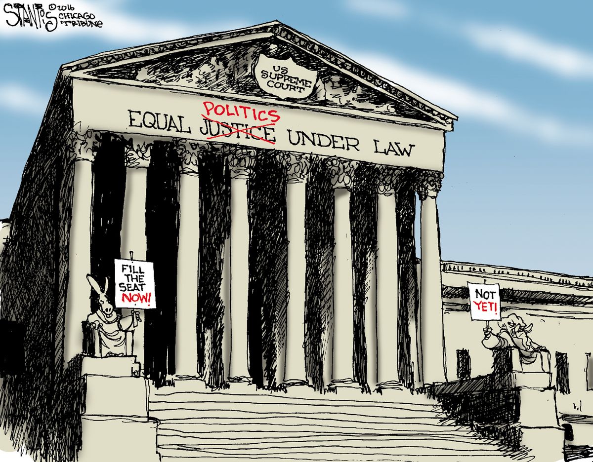 Political cartoon U.S. SCOTUS 2016 | The Week