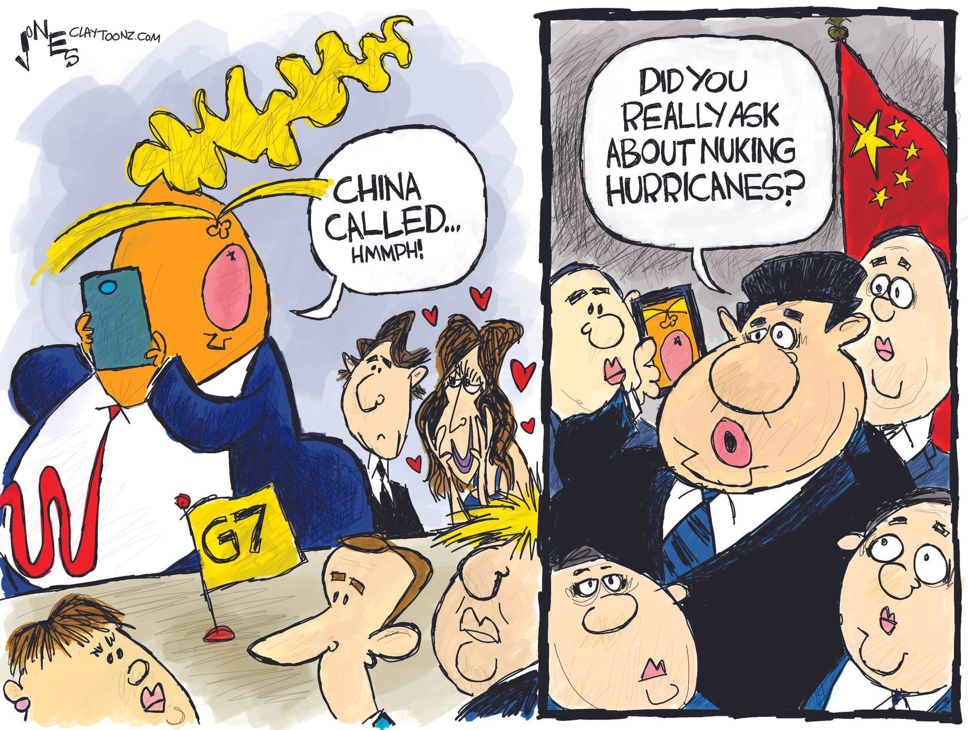 5 brutally funny cartoons about Trump nuking hurricanes | The Week