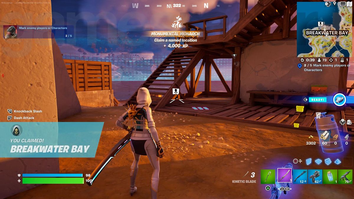 How to mark enemy players in Fortnite | GamesRadar+