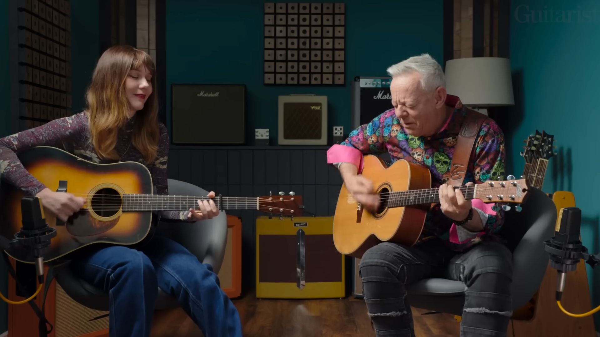 Molly Tuttle and Tommy Emmanuel acoustic guitar masterclass | Guitar World
