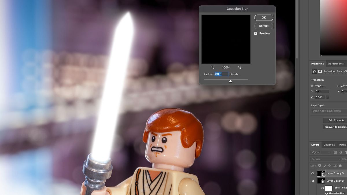 How to create Star Wars effects in Photoshop – add Lightsabers to toy ...