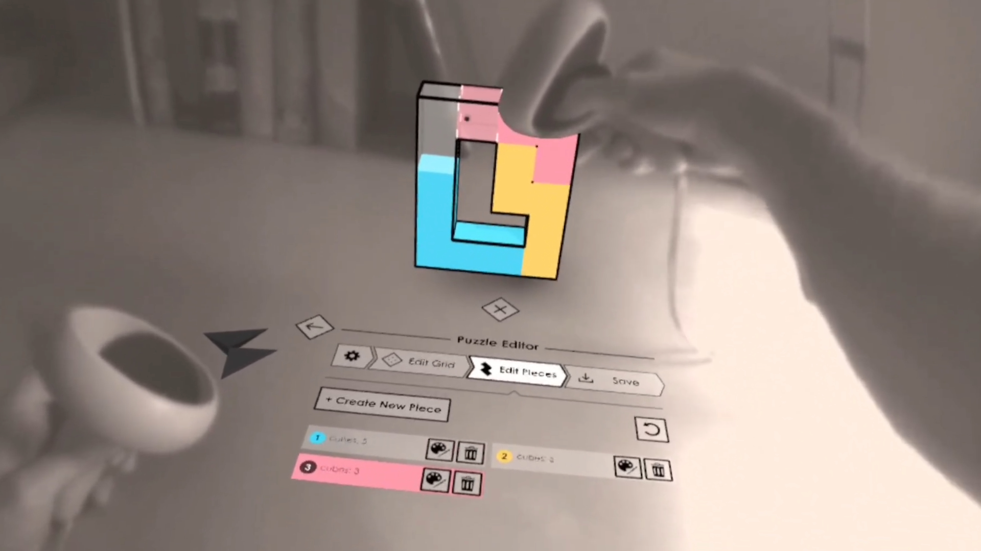 Make Your Own Shape Puzzles In VR With Cubism s New Level Editor 