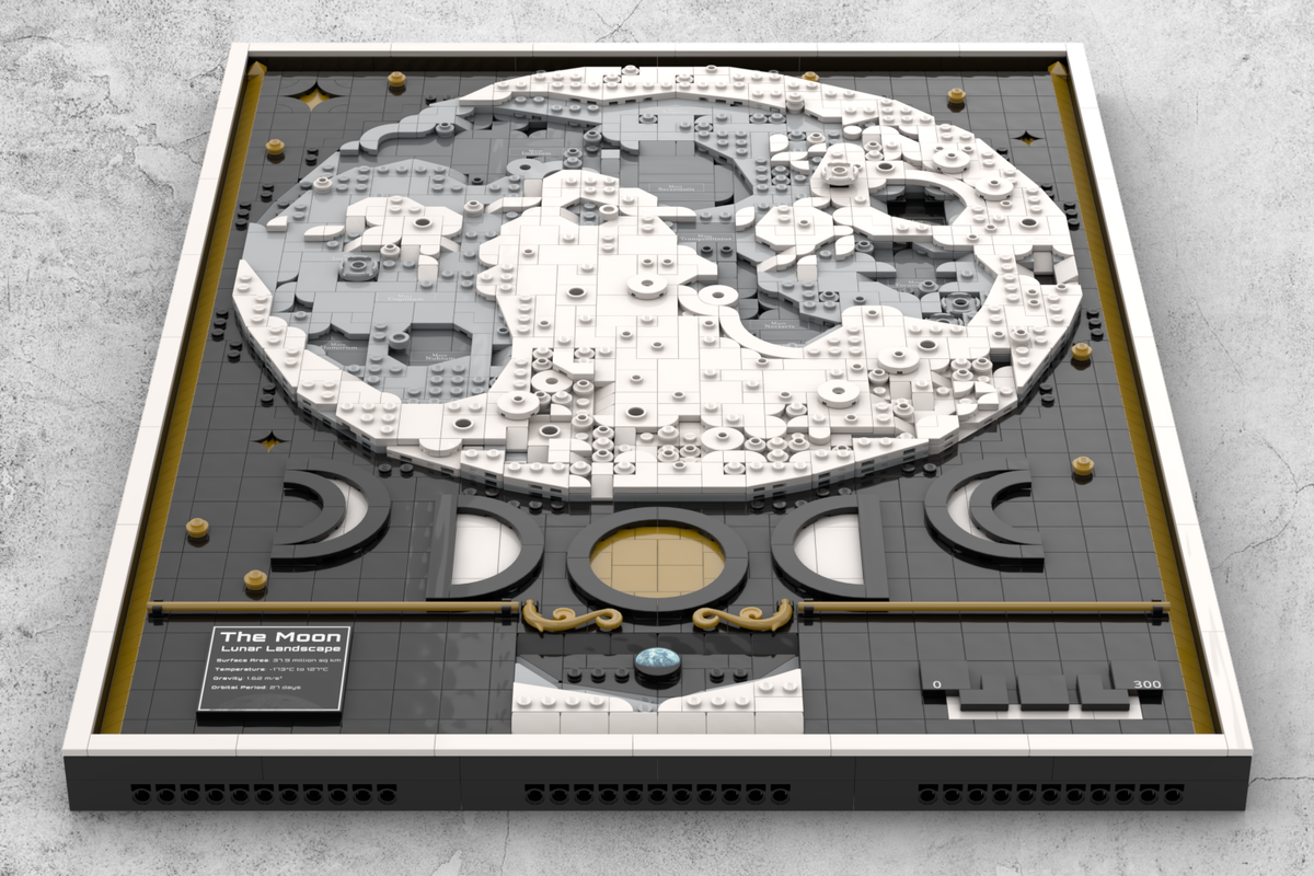 Lego Ideas submissions Lunar Landscape, Space Projection Telescope and ...