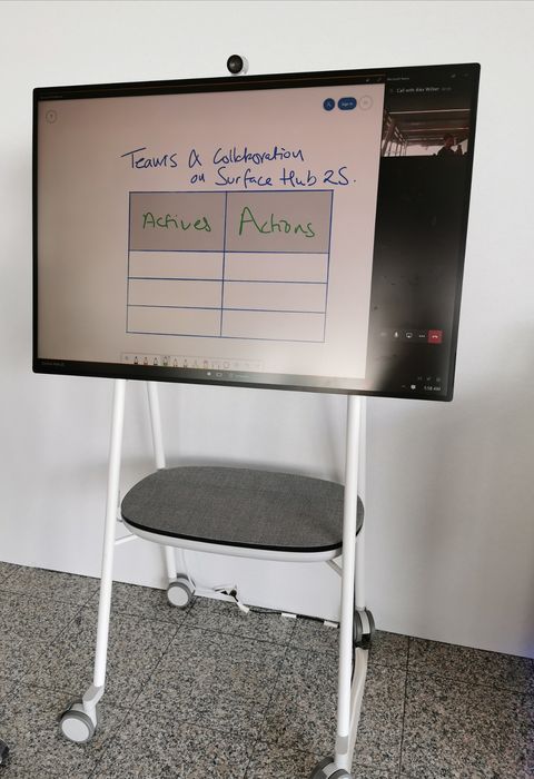 Microsoft Surface Hub 2S lets you take your meeting for a walk round ...
