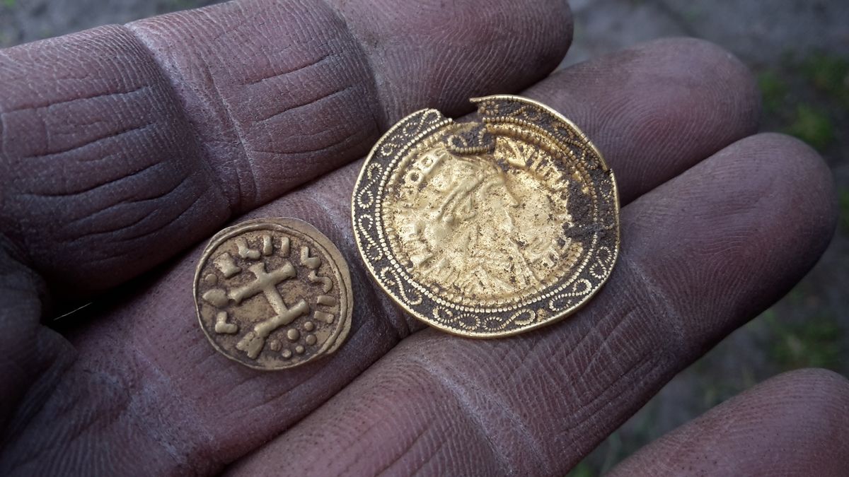 Early-medieval stash of 'devil's money' found at cult site in the ...
