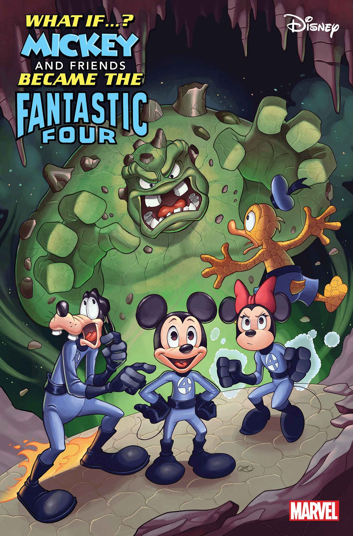 The Fantastic Four gets Disney-fied as Mickey, Minnie, Donald, and ...