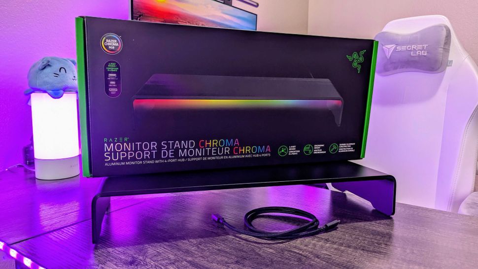 Razer Monitor Stand Chroma review: A great desk addition, but costly ...