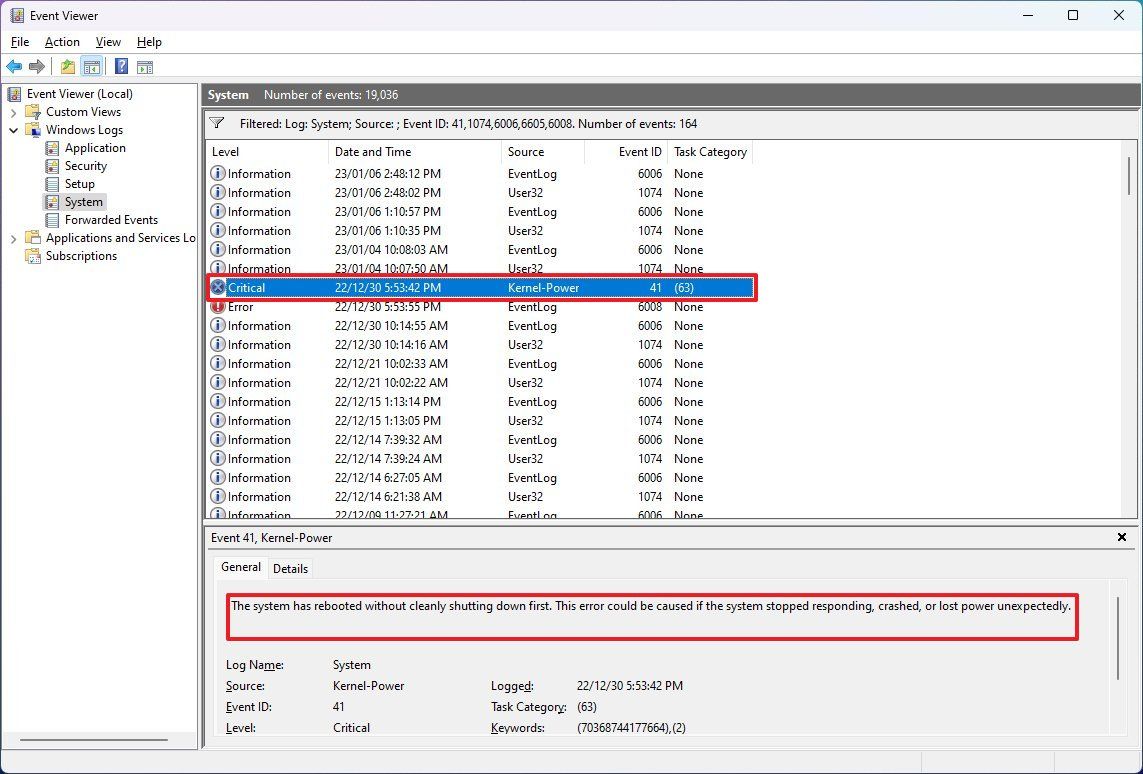 How to find out why your PC shut down for no reason on Windows 10 and ...