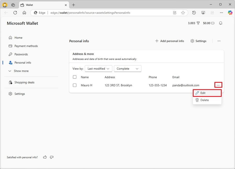 How to configure personal info saved on Microsoft Edge | Windows Central