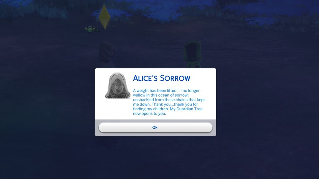 Find the Guardian tree and complete Alice’s Sorrow in The Sims 4 ...