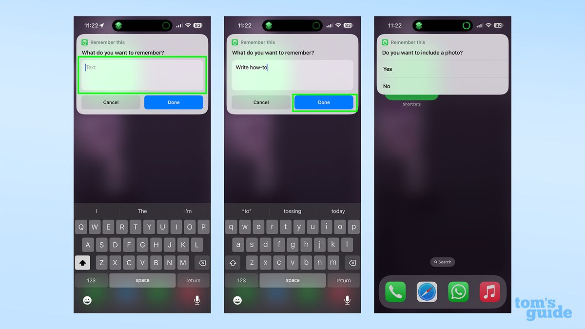 The iPhone's new Remember This shortcut is an easy way to keep track of ...
