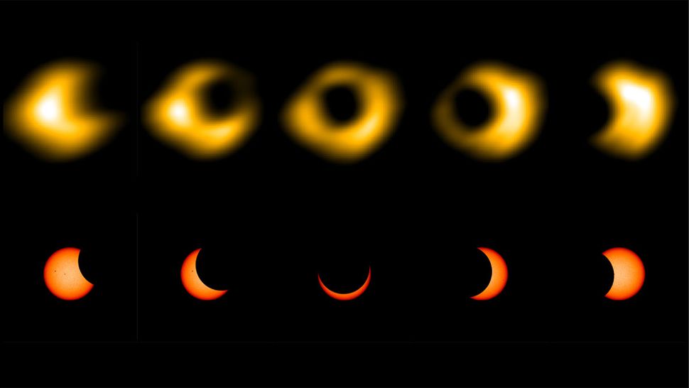 Space photo of the week: A radio 'ring of fire' shows a solar eclipse ...