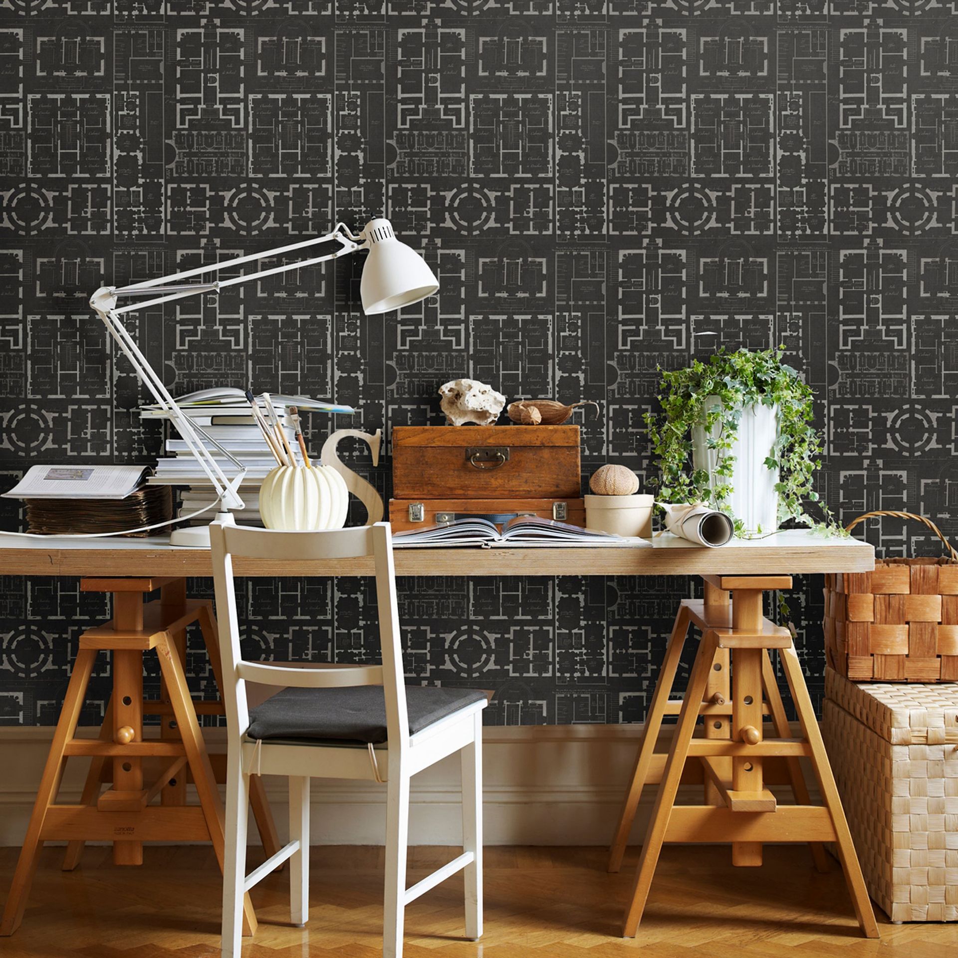 16 home office wallpaper ideas: to add colour and pattern | Ideal Home