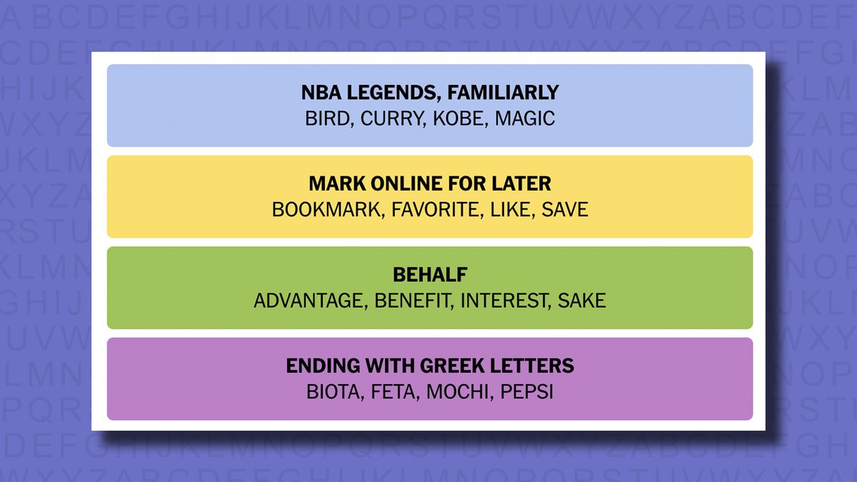 NYT Connections today — hints and answers for Thursday, September 12 ...