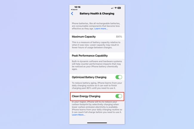 How to turn off Clean Energy Charging on iPhone | Tom's Guide