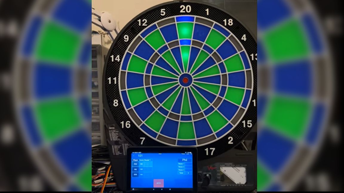 This Raspberry Pi LED Dartboard is On Point | Tom's Hardware