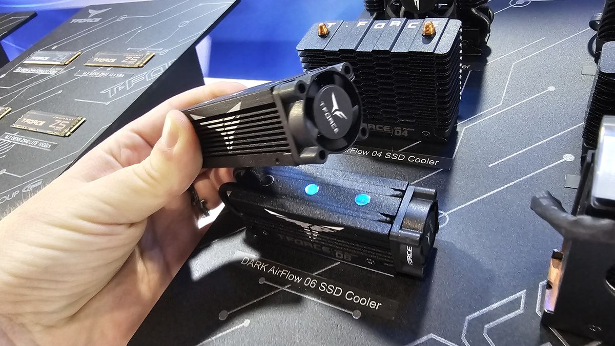 Team Group shows off new PCIe 5.0 SSDs for AI, SSD coolers, and a ...