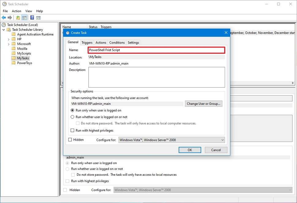 How To Create An Automated Task Using Task Scheduler On Windows 10 Windows Central