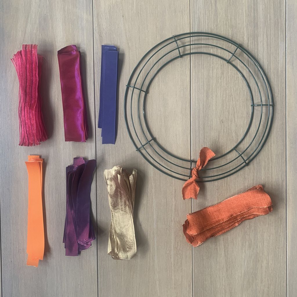 How to make a ribbon wreath: 6 easy steps for beginners | Homes and Gardens