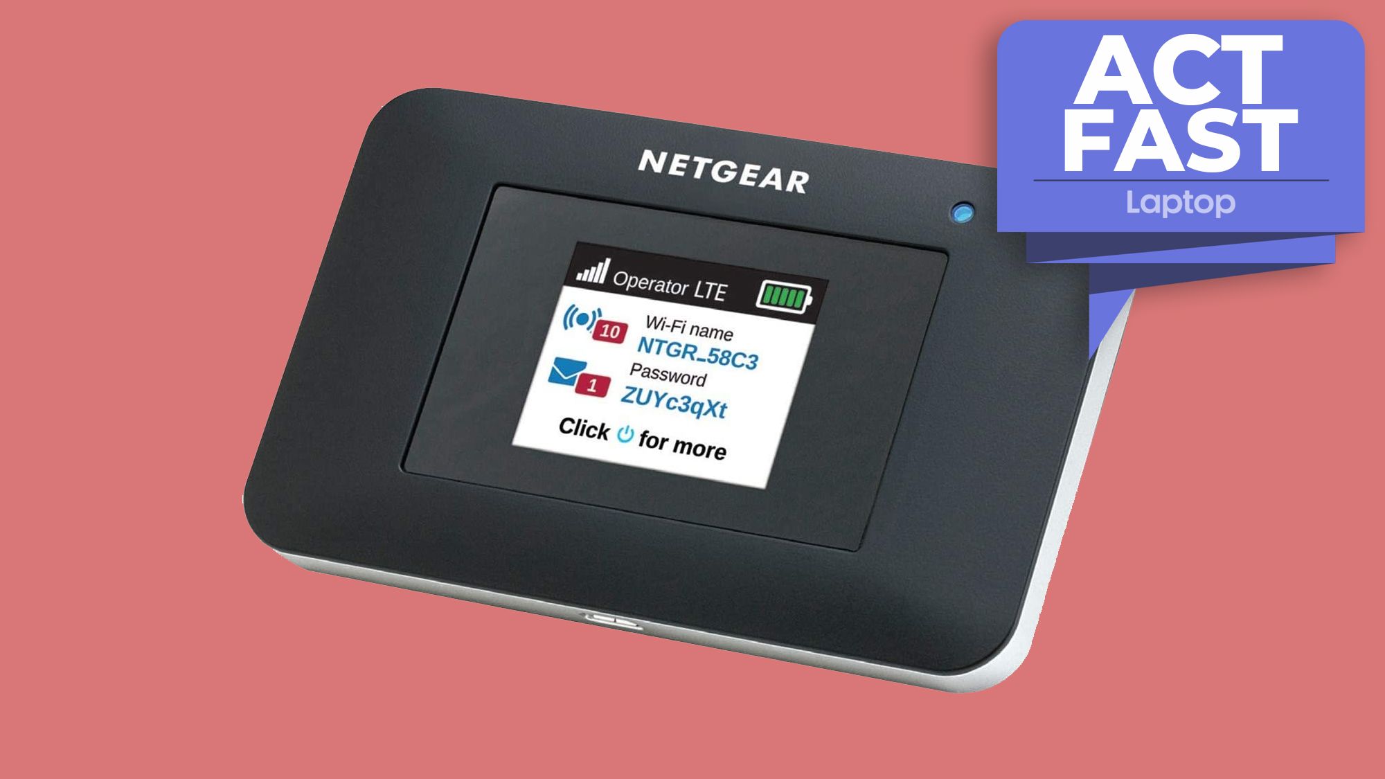 Get a massive $123 off this Netgear 4G LTE mobile hotspot | Laptop Mag