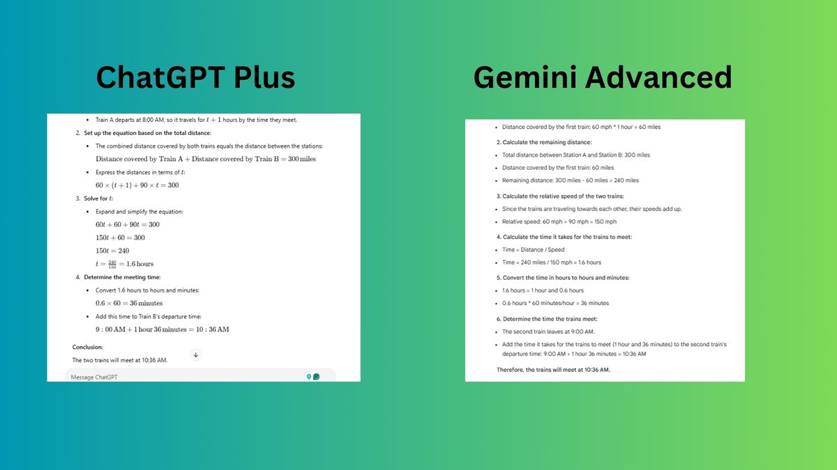 I tested ChatGPT Plus vs Gemini Advanced with 7 prompts — here’s the ...