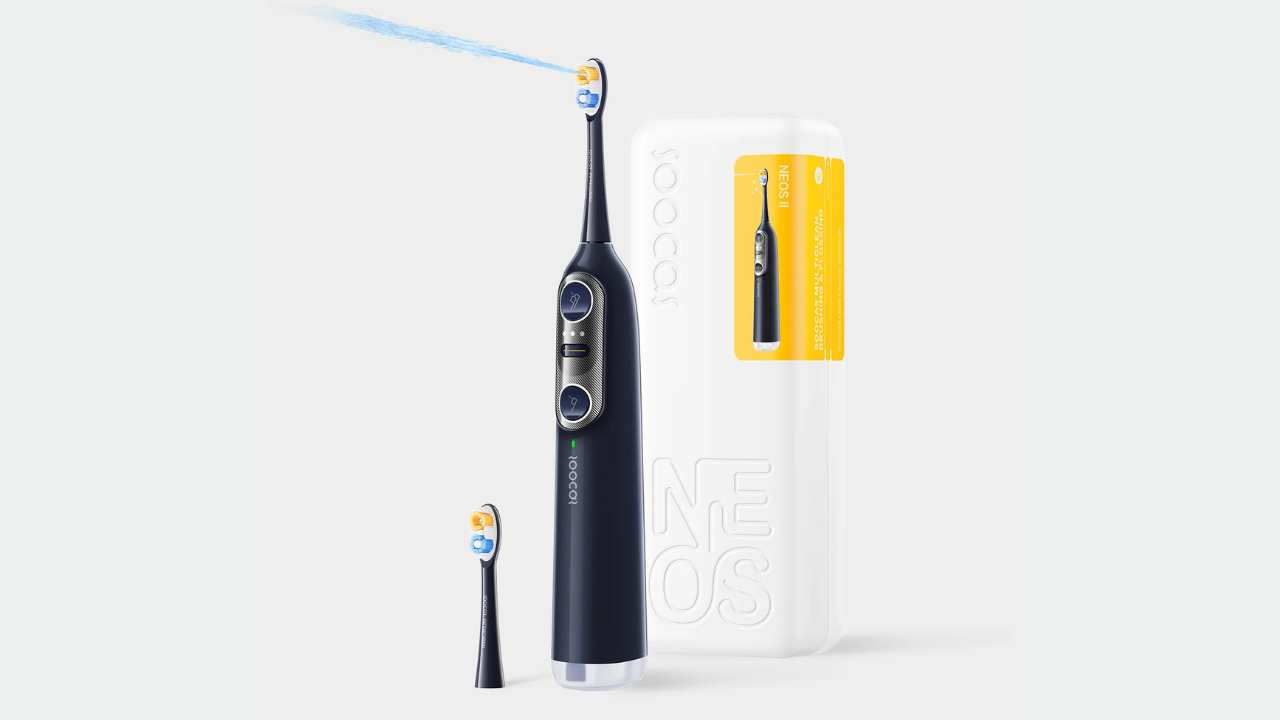 Looking to boost your oral hygiene? This 2-in-1 electric toothbrush and ...