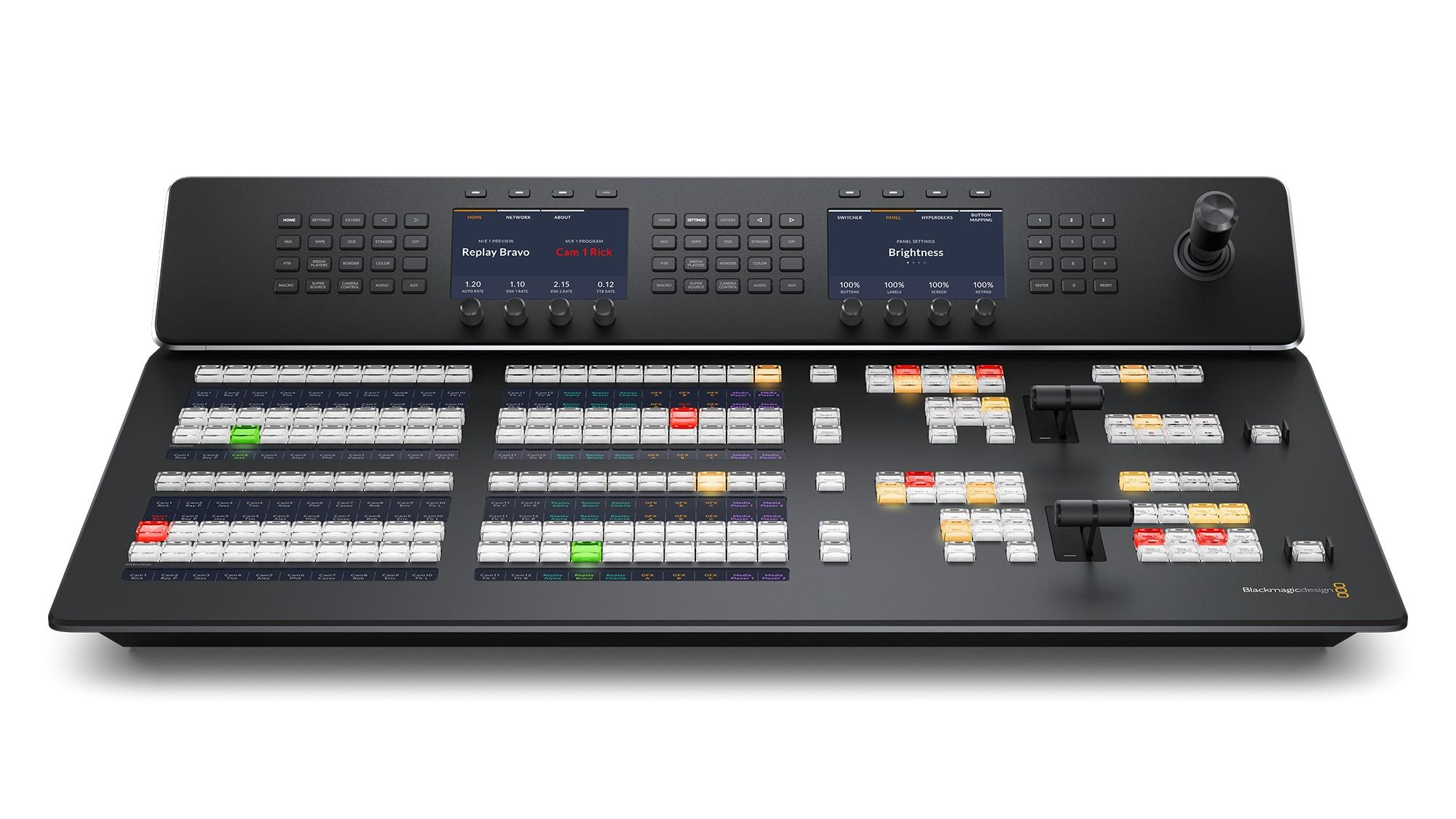 Blackmagic Design Unveils Two New Switcher Control Panels | TV Tech