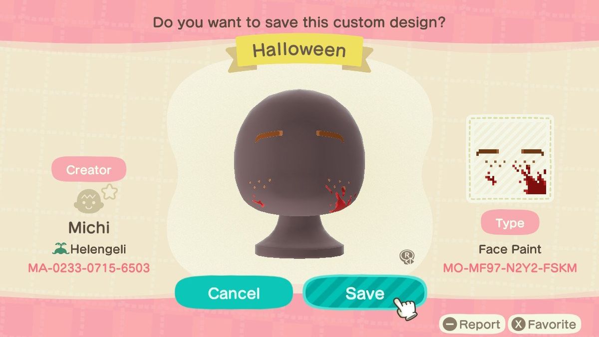 Best Animal Crossing Halloween QR codes, Creator IDs, and Design IDs ...