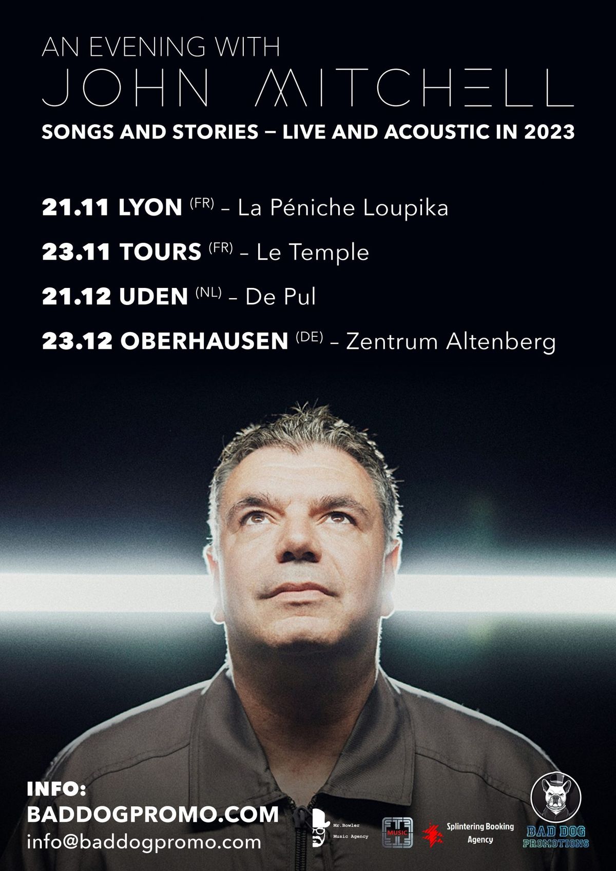 John Mitchell announces An Evening With European dates | Louder