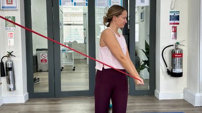 Resistance band ab workout to build core strength | Fit&Well