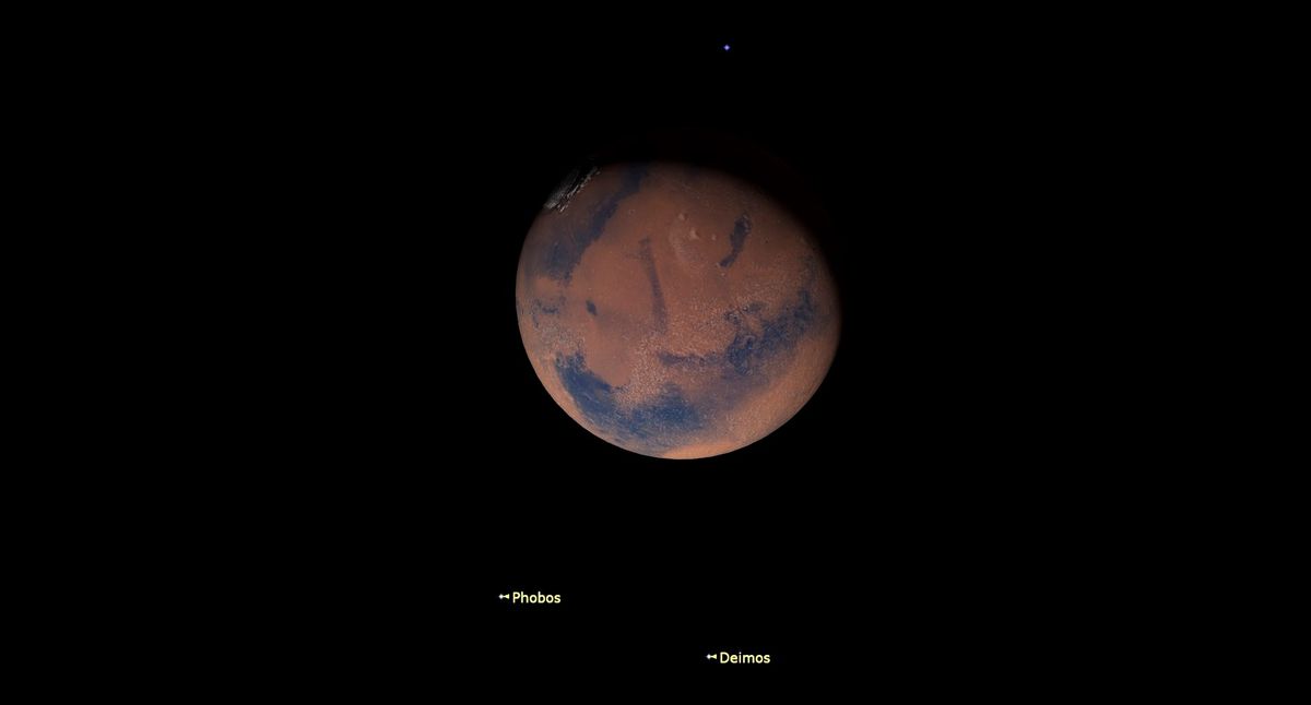 See Mars make a close pass to the moon tonight | Space
