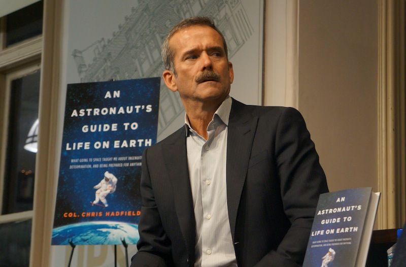 From Cooking to Confronting Disaster: Astronaut Chris Hadfield Talks ...