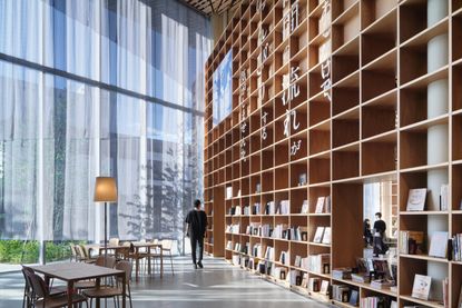 Japanese library inspired by forests celebrates the physical | Wallpaper*