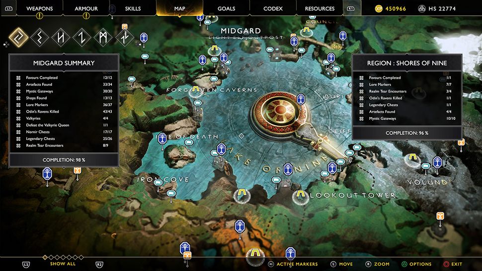 God of War Eyes of Odin Raven locations | GamesRadar+