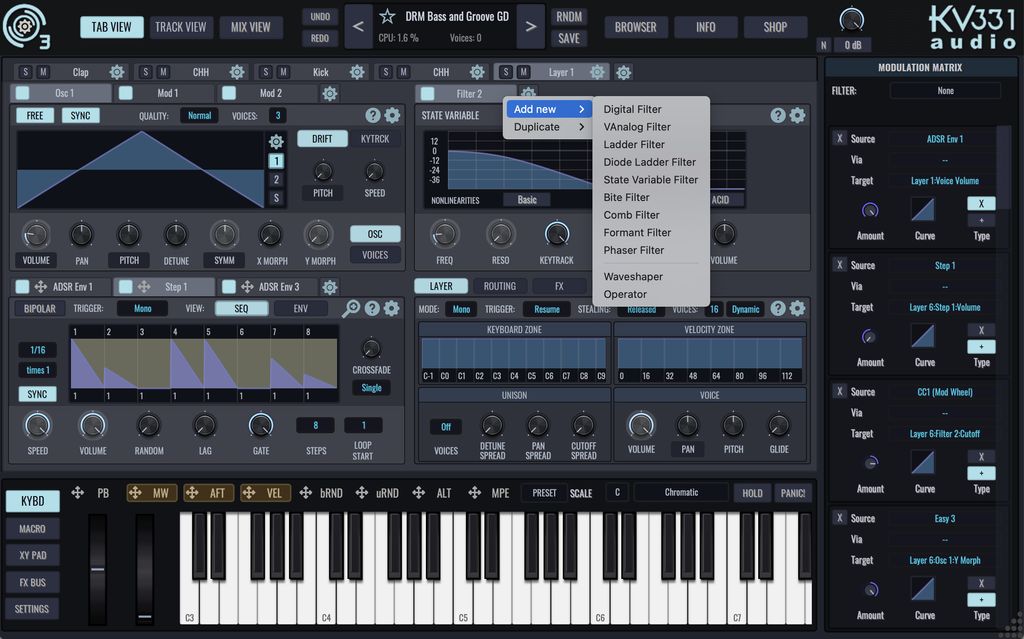 “A layered world of modular synthesis, sequencing and more, with ...